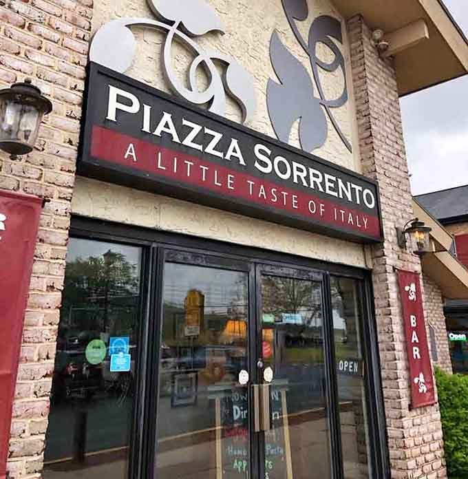 "A Little Taste of Italy" promises the sign, but your first bite delivers the whole magnificent boot in flavor form.