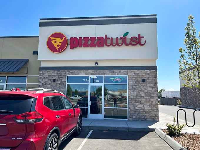 Behind this modern storefront lies a flavor revolution where Indian spices meet Italian tradition in delicious harmony.