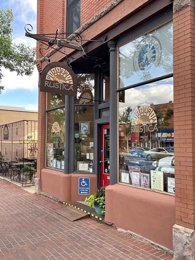 Classic brick and timeless charm - some things never go out of style, especially pizza.