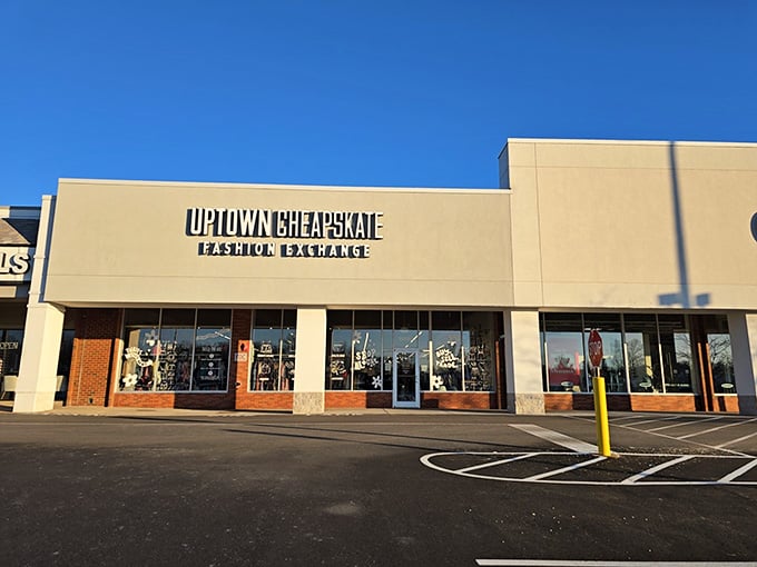 That golden afternoon light hits the storefront just right, promising trendy finds at prices your wallet will actually appreciate.