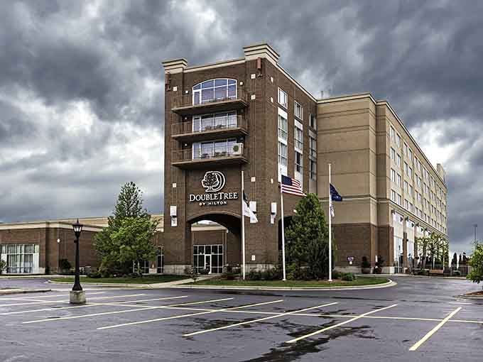 Modern comfort meets affordability in towns where your hotel dollar stretches further than you'd expect in lakeside communities.