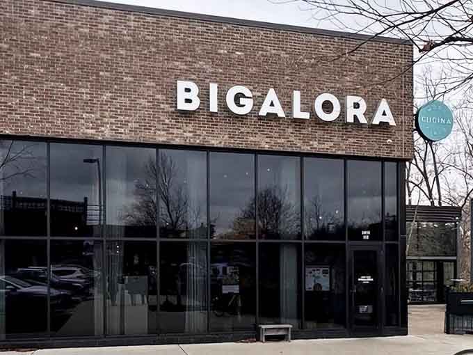 Winter or summer, Bigalora's sleek brick façade houses some of Ann Arbor's most perfectly charred pizza crusts.
