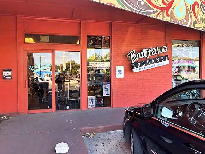 That coral-red entrance has welcomed countless fashion lovers searching for designer labels without the designer price tags.