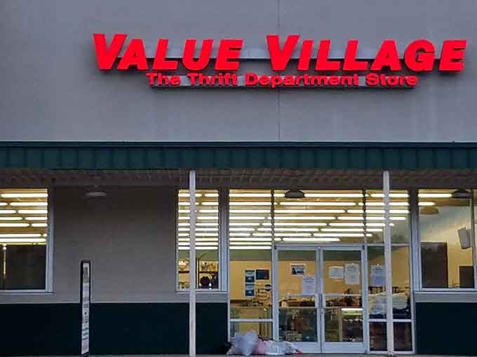 The evening glow illuminates a store packed with possibilities, like a department store without department store prices.