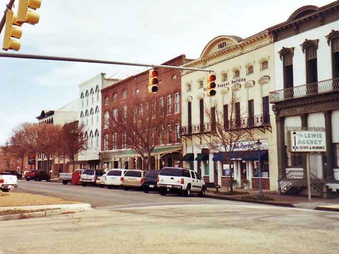 Grand facades and ornate details line downtown blocks where history isn't just preserved—it's celebrated with pride.