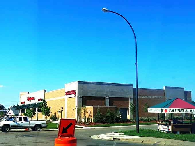 That perfect blue sky stretches forever, reminding you there's plenty of room to breathe around here.