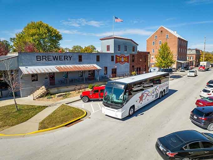 That tour bus rolling past the old brewery proves even out-of-towners know where to find authentic small-town character.
