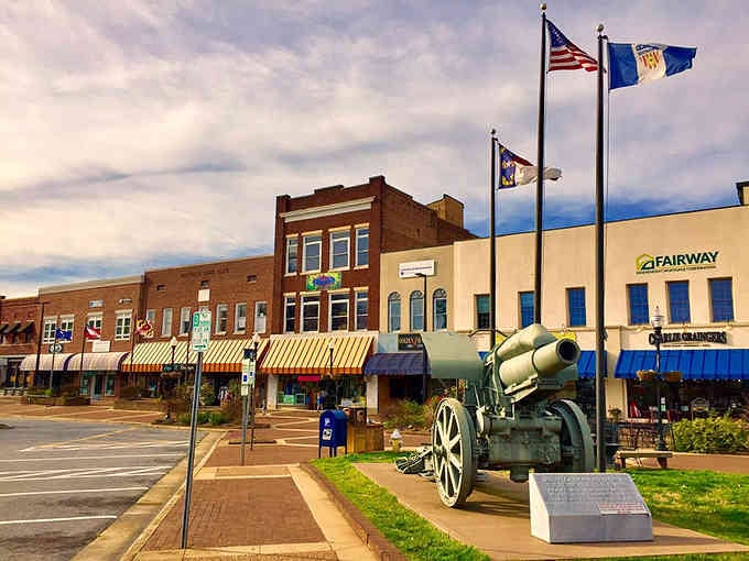 Those proud flags flutter overhead like patriotic bunting at a Fourth of July celebration.
