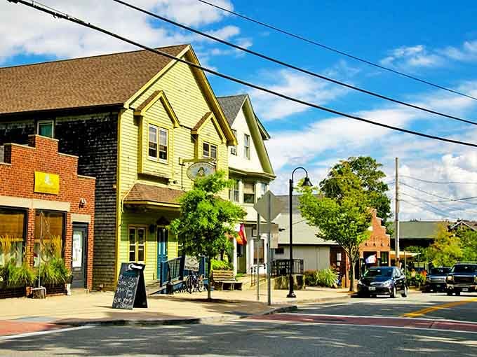 Victorian elegance meets seaside charm in architecture that whispers stories of bygone summer days.
