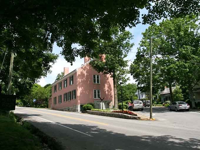 Lewisburg's colorful main street offers a parade of historic buildings housing local shops that big-box stores haven't managed to replace.