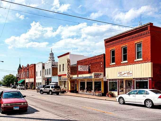 Greek Revival columns frame this stately building where history was made long before our grandparents were born.