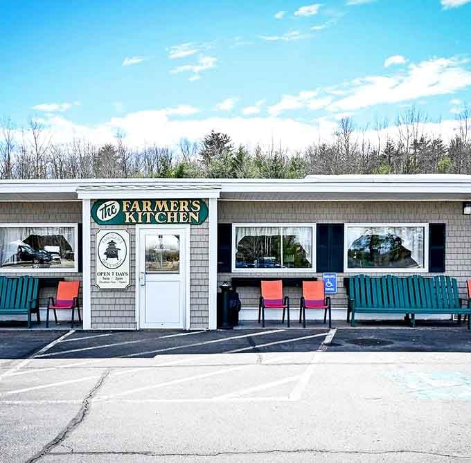 Those green benches outside aren't just for show &ndash; they're for the food coma recovery you'll need after breakfast.