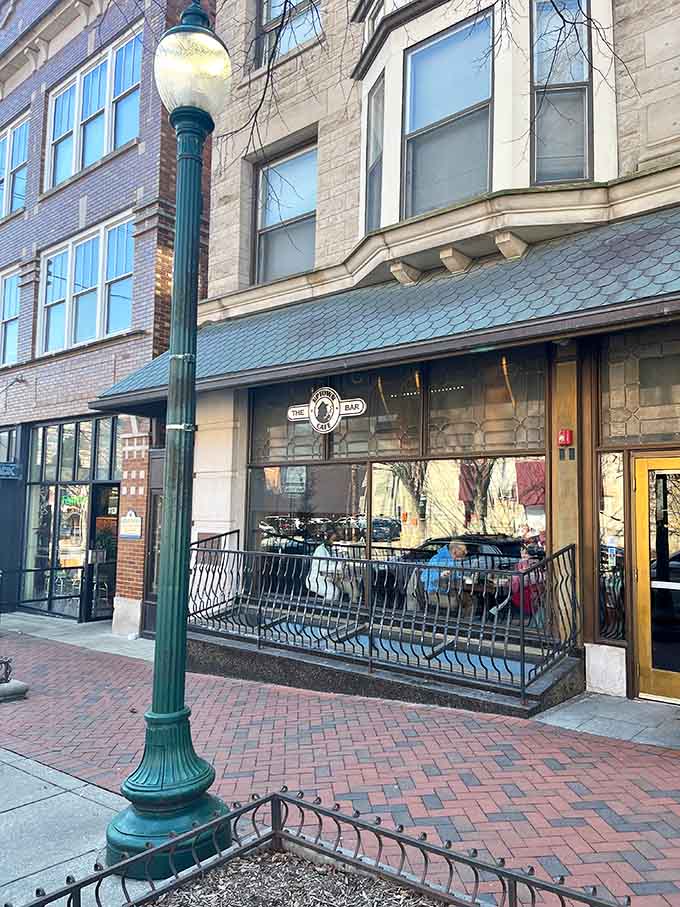 Tucked into downtown's brick-paved streets, this cozy corner cafe radiates small-town charm with big-city flavor.