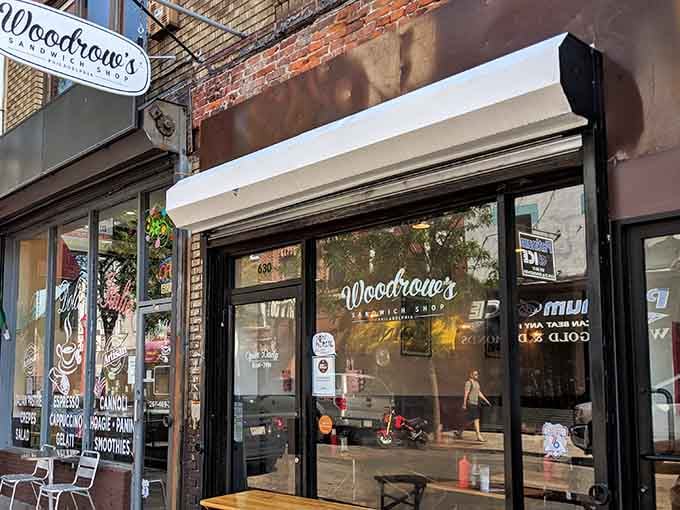 Sunlight streaming through those windows hints at the fresh ingredients being assembled inside with care and precision.