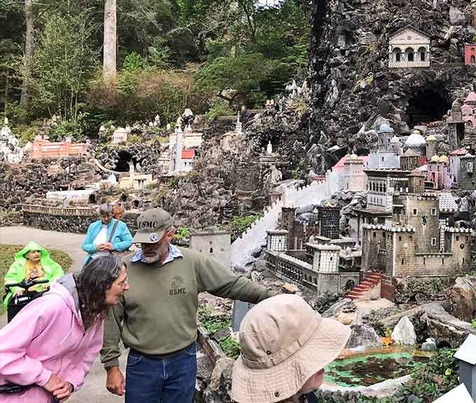 Visitors marvel at the intricate Jerusalem display, where ancient history gets the miniature treatment it never knew it needed.