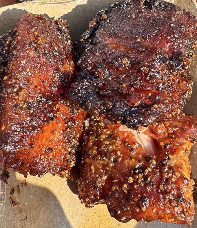 Behold the bacon burnt ends&mdash;glistening cubes of pork belly nirvana that make vegetarians question their life choices from fifty yards away.