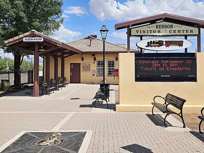 The Benson Visitor Center welcomes you to a town where hospitality doesn't come with a hefty price tag.
