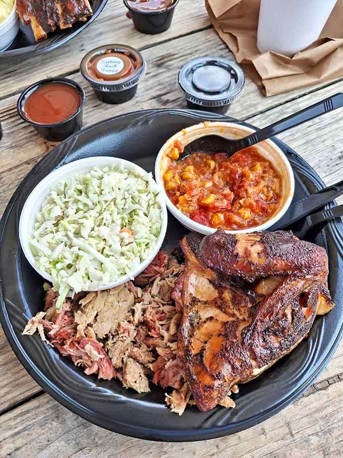 This plate looks like a barbecue greatest hits album, and every track is an absolute banger worth savoring.