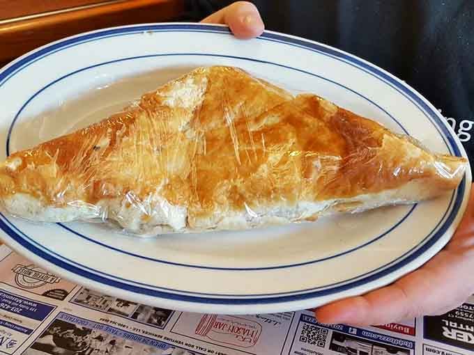Behold the apple turnover that laughs in the face of reasonable portion sizes and wins every single time.