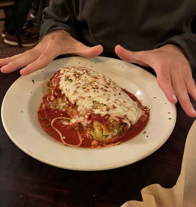 This lasagna stands taller than your average Tuesday night dinner, and tastes like someone's been perfecting it for decades.