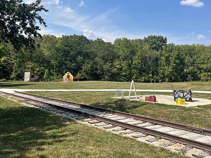 That miniature railroad proves kids have been obsessed with trains long before Thomas the Tank Engine made it cool.