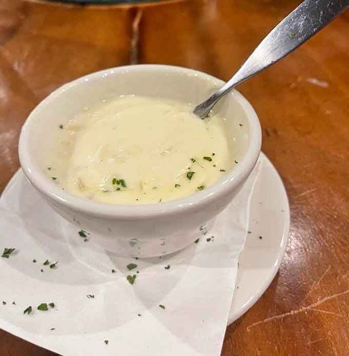 This isn't just crab soup; it's a creamy bowl of Alabama maritime history that makes you wonder why you'd ever eat anything else.