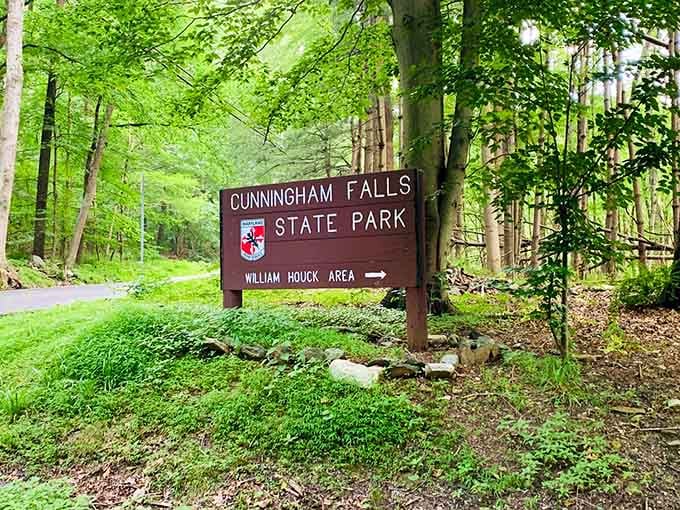 This sign marks the beginning of something special, your escape route from the everyday grind.