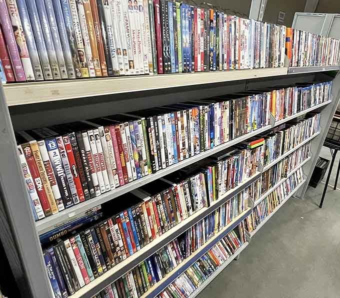 DVDs and movies galore for those who remember when physical media was king and streaming was just a creek.