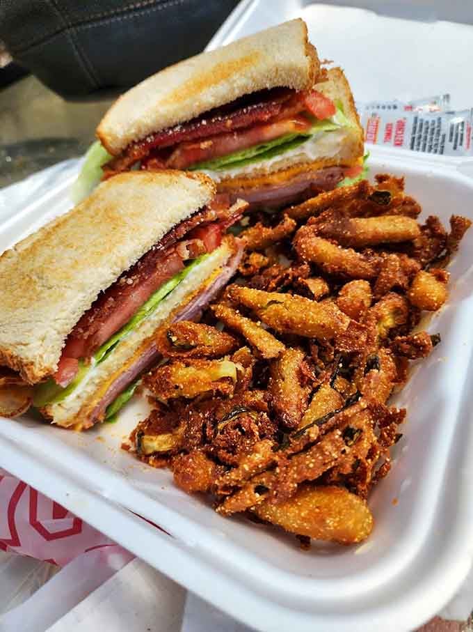 That BLT and those golden onion rings are basically calling your name from across the parking lot.