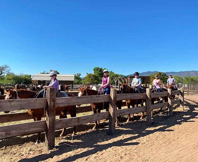 Horseback riding at a place called Dead Horse Ranch&mdash;someone in marketing has a delightfully dark sense of humor.