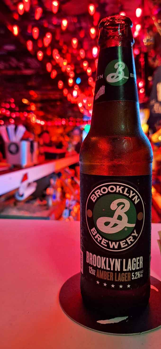 Brooklyn Brewery represents perfectly against a backdrop that could inspire a thousand Instagram posts.
