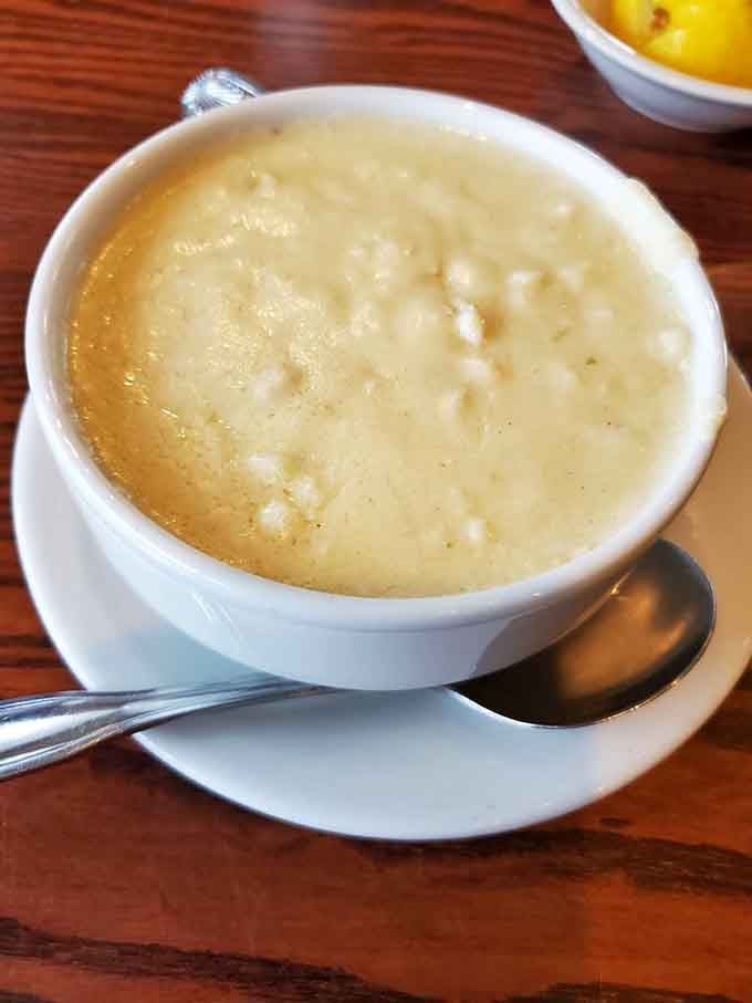 Cream of crab soup so rich and luxurious, it makes other soups look like they're not even trying.