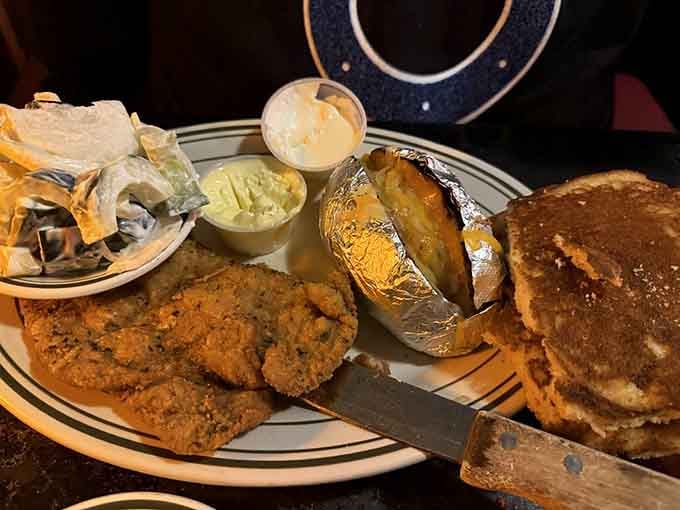 Golden, crispy schnitzel that would make your German grandmother weep tears of joy and maybe a little envy too.