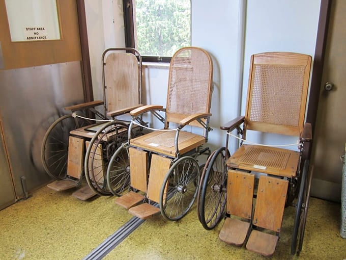 These vintage wheelchairs remind us that mobility assistance has come a long way since the days of wicker and wood.