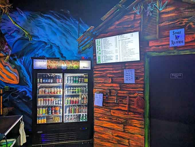 Even pirates need refreshments, though this crew prefers cold beverages over rum these days.