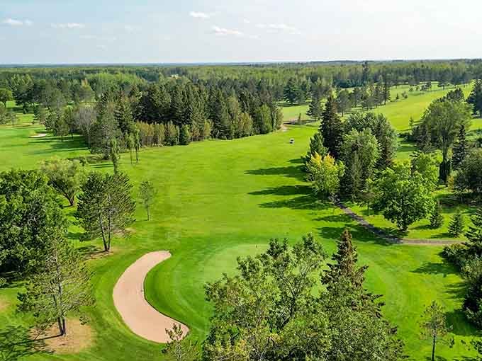 Rolling fairways wind through mature trees, offering golfers views that make three-putting almost forgivable on such beautiful grounds.