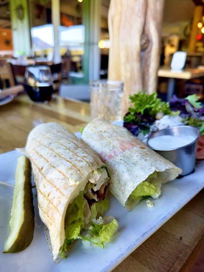 This wrap proves that sometimes the best things in life come rolled up and ready to devour immediately.