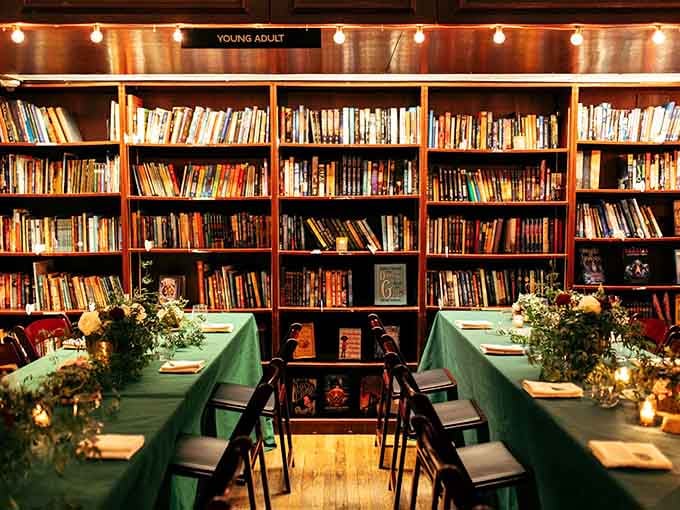 The Young Adult section glows like a beacon for anyone who still believes in magic.