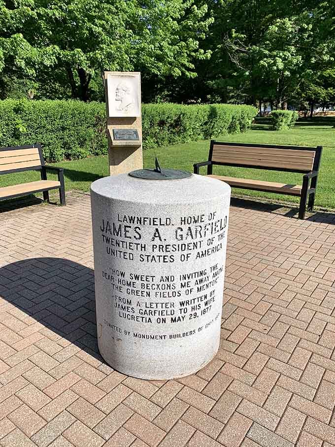 Poetry in stone, this memorial captures the bittersweet nostalgia of a home that became a national treasure.