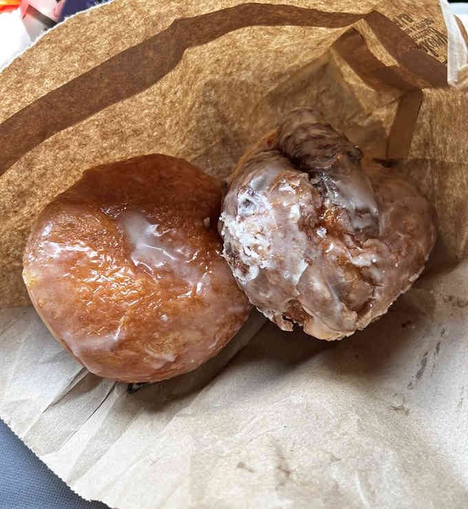 When a cronut meets its berry-topped cousin, magic happens in a paper bag destined for immediate consumption.