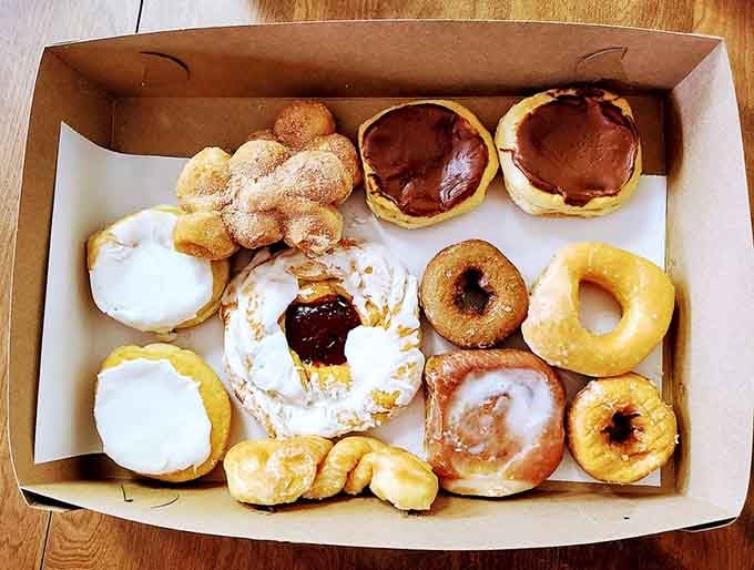 A baker's dozen of pure happiness, proving that variety isn't just the spice of life, it's the sugar too.