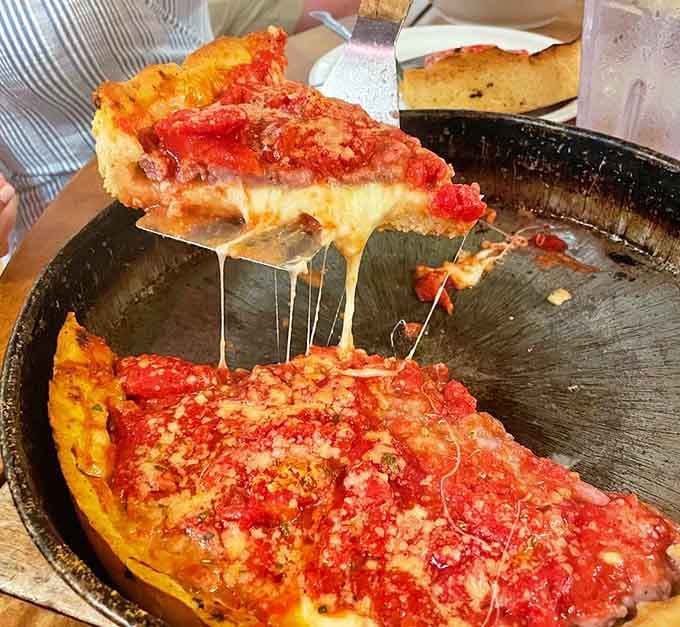 That cheese pull could win an Olympic gold medal in the stretching competition category.