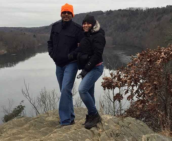 Nothing says romance like bundled-up overlook photos that prove love conquers even Connecticut's unpredictable weather patterns.