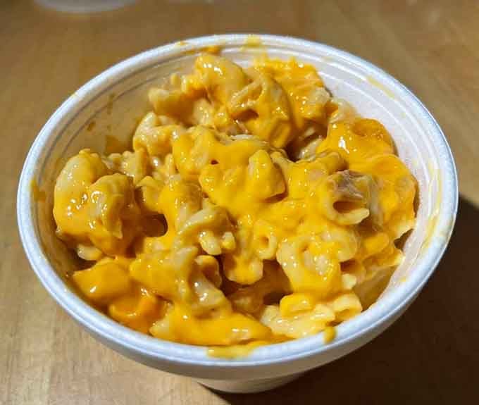 Mac and cheese shouldn't make you emotional, yet here I am, staring at this golden bowl of comfort that's worth crossing state lines for.