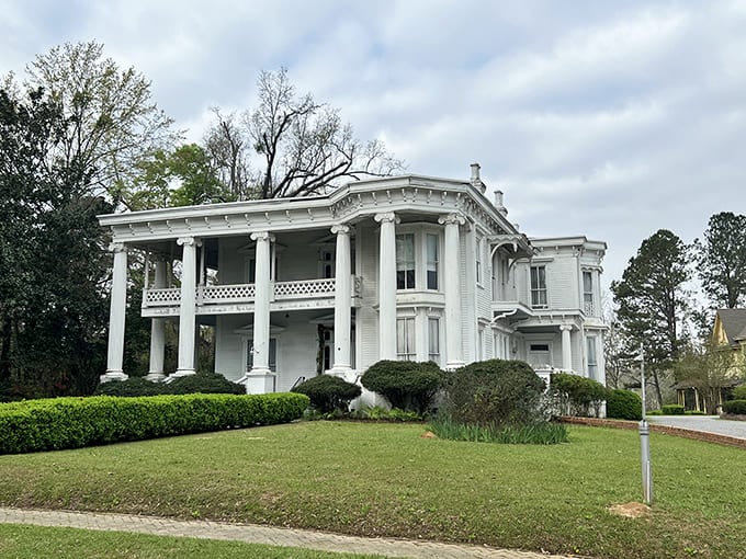 Merrehope mansion survived Sherman's march and stands regally today, its white columns and wraparound porches whispering tales of antebellum Mississippi.