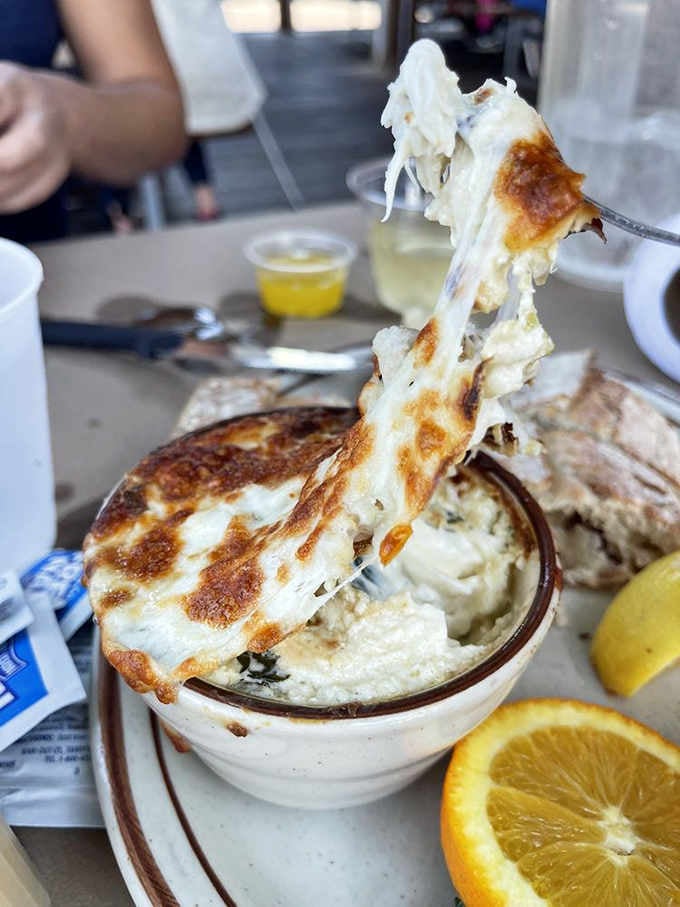 That cheese pull alone could make a grown person weep tears of joy and hunger.