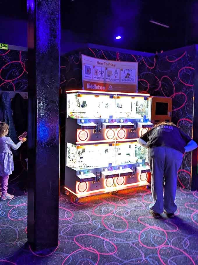 This glowing game station proves that sometimes the best entertainment comes with a side of nostalgia.