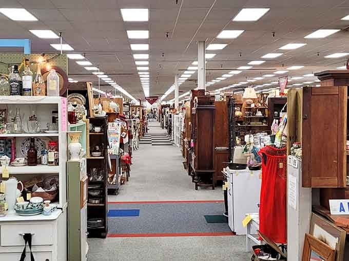 Those aisles stretch on forever, making your local grocery store look positively tiny by comparison.