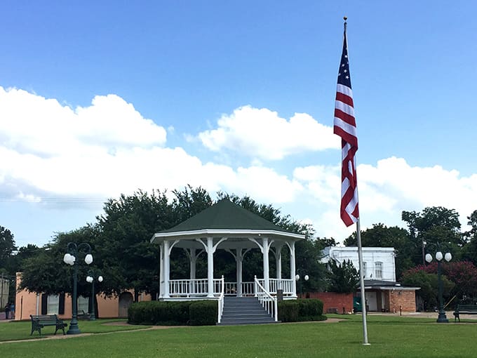 Jefferson's charming gazebo stands like a wedding cake in the town square, the perfect spot for summer concerts or just watching the world slow down.