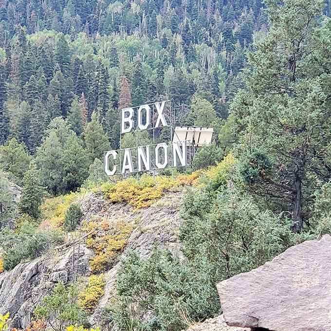 Box Canyon announces itself with all the subtlety of a geological exclamation point carved into the mountainside.